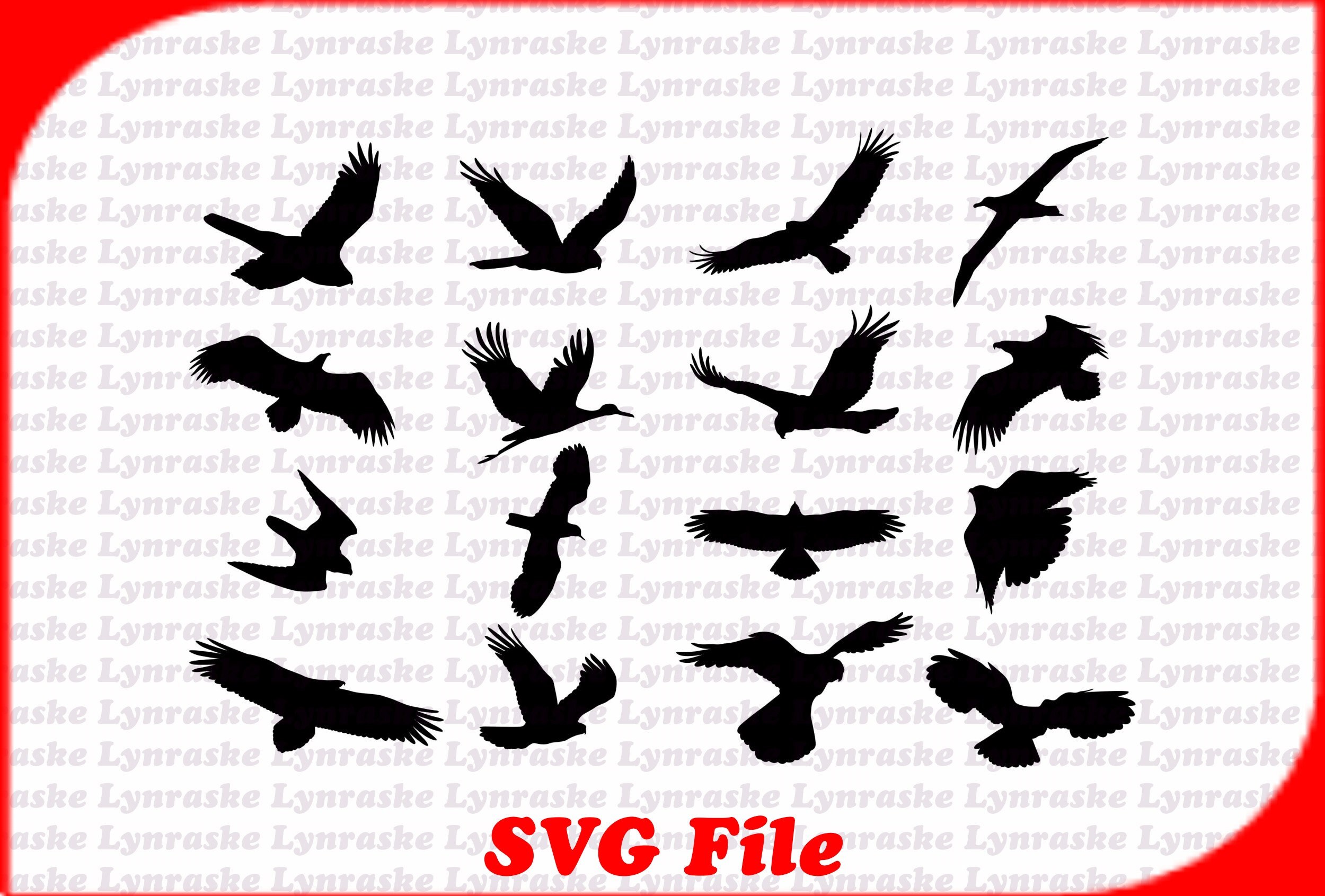 Bird Silhouette Vectors SVG 1 Svg Dxf Cricut Silhouette - Etsy