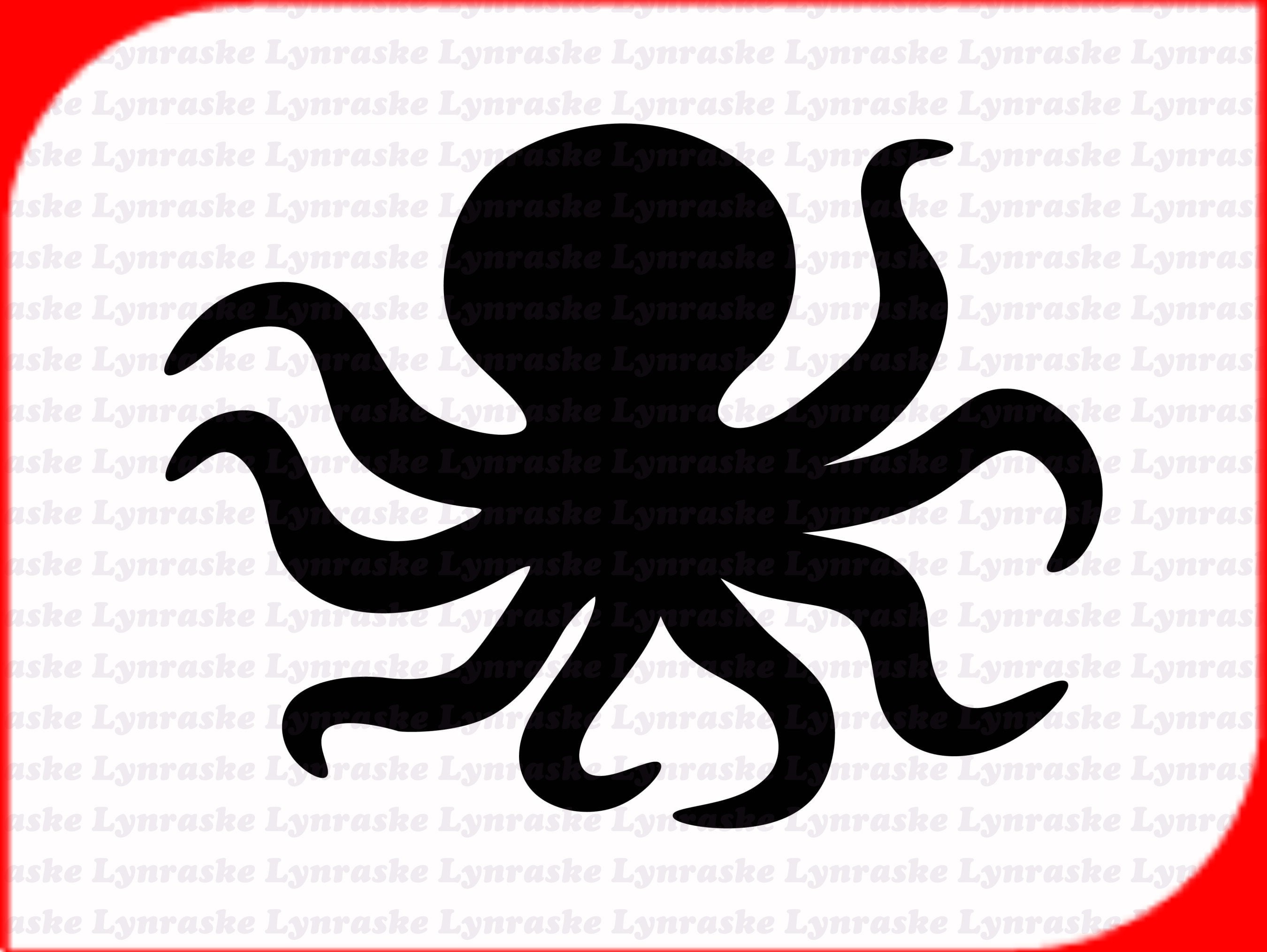 Simple Octopus Silhouette