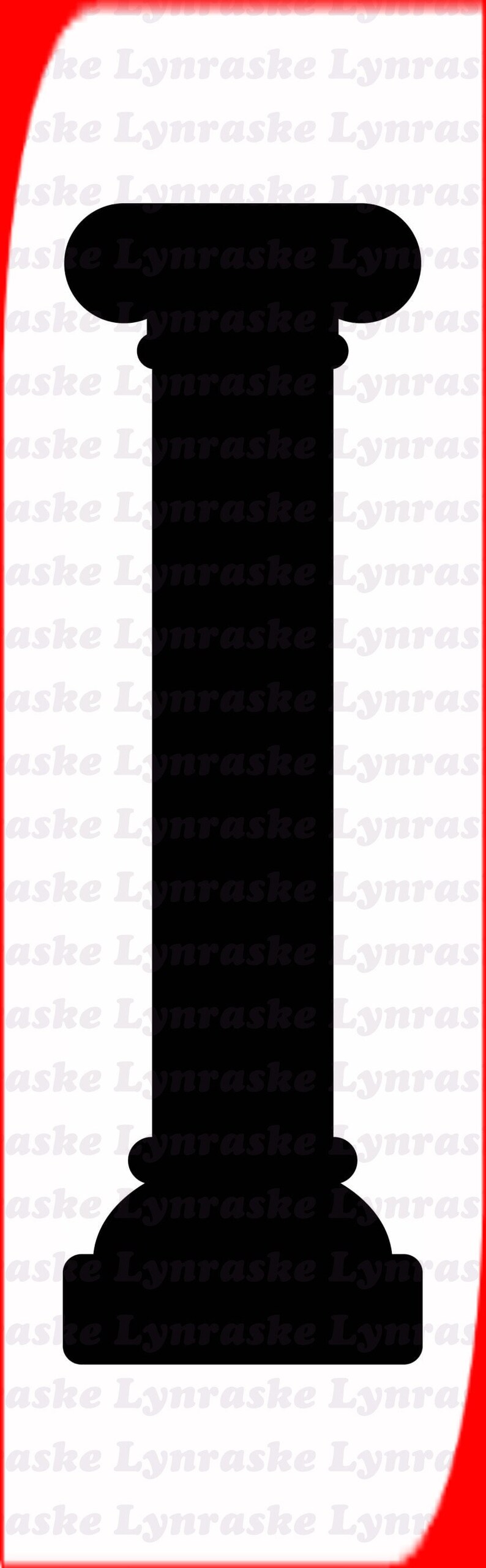 Greek Column Silhouette SVG Svg Dxf Cricut Silhouette Cut - Etsy