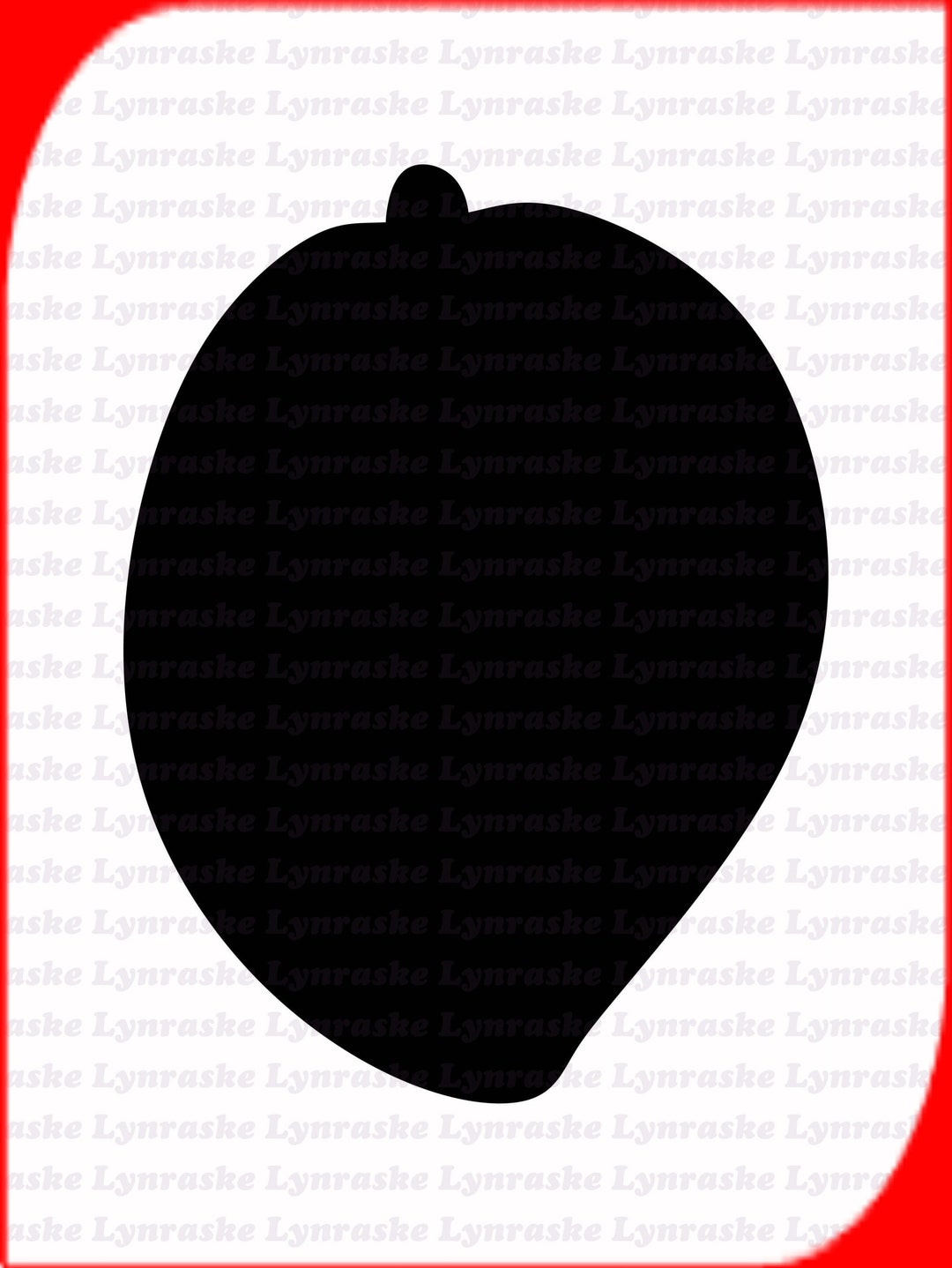 Mango Silhouette SVG, Svg, Dxf, Cricut, Silhouette Cut File, Instant ...