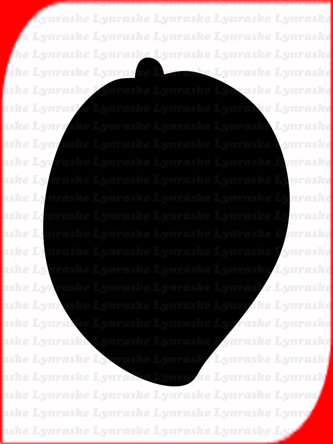 Mango Silhouette SVG, Svg, Dxf, Cricut, Silhouette Cut File, Instant ...