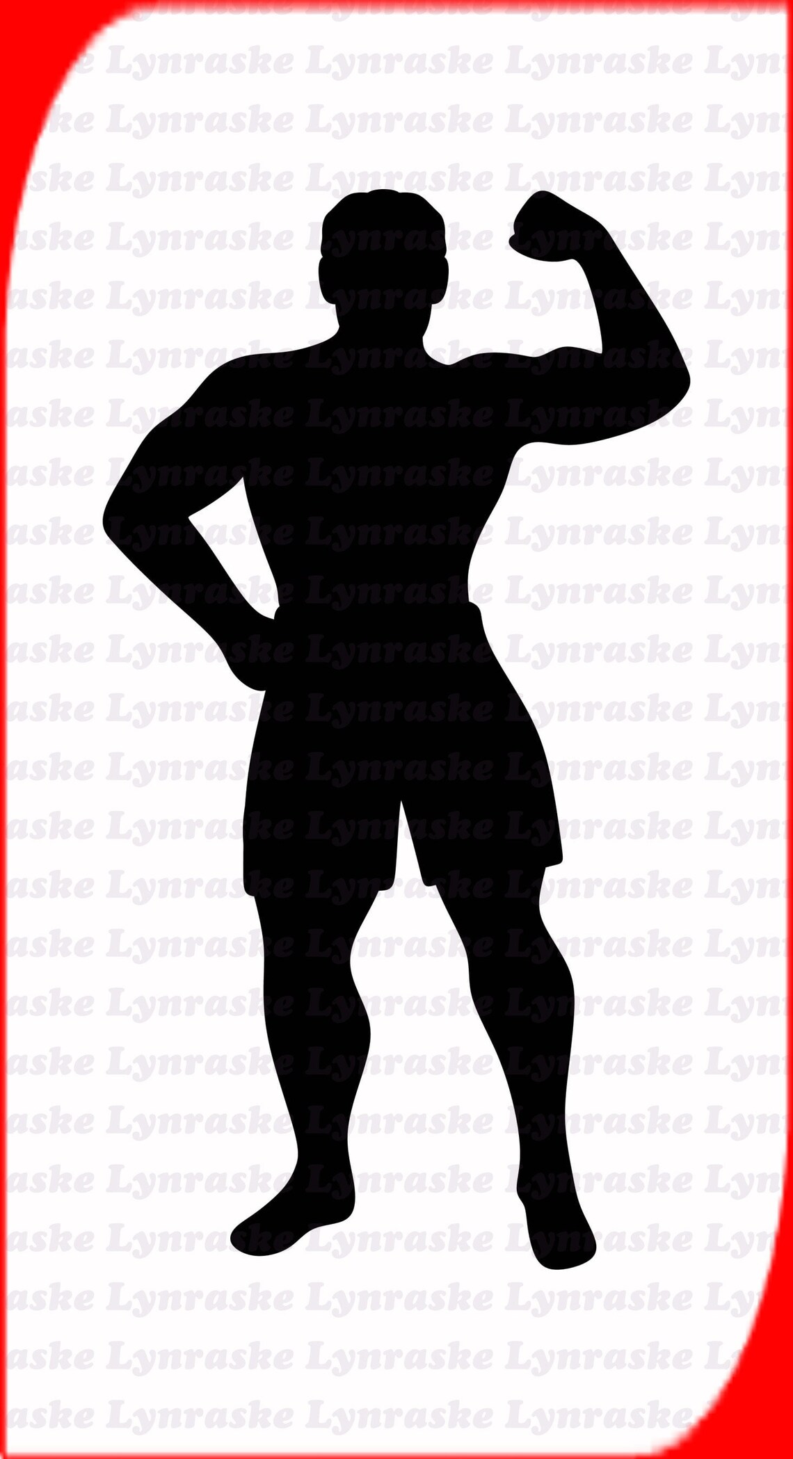 Muscle Man Silhouette SVG Svg Dxf Cricut Silhouette Cut - Etsy