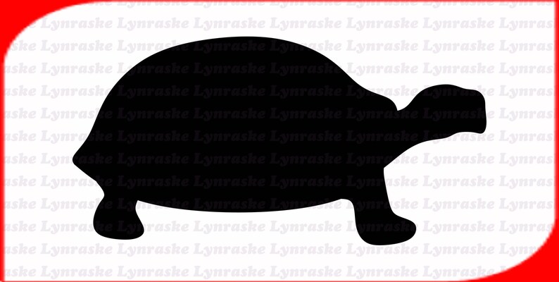 Tortoise Silhouette SVG Svg Dxf Cricut Silhouette Cut - Etsy