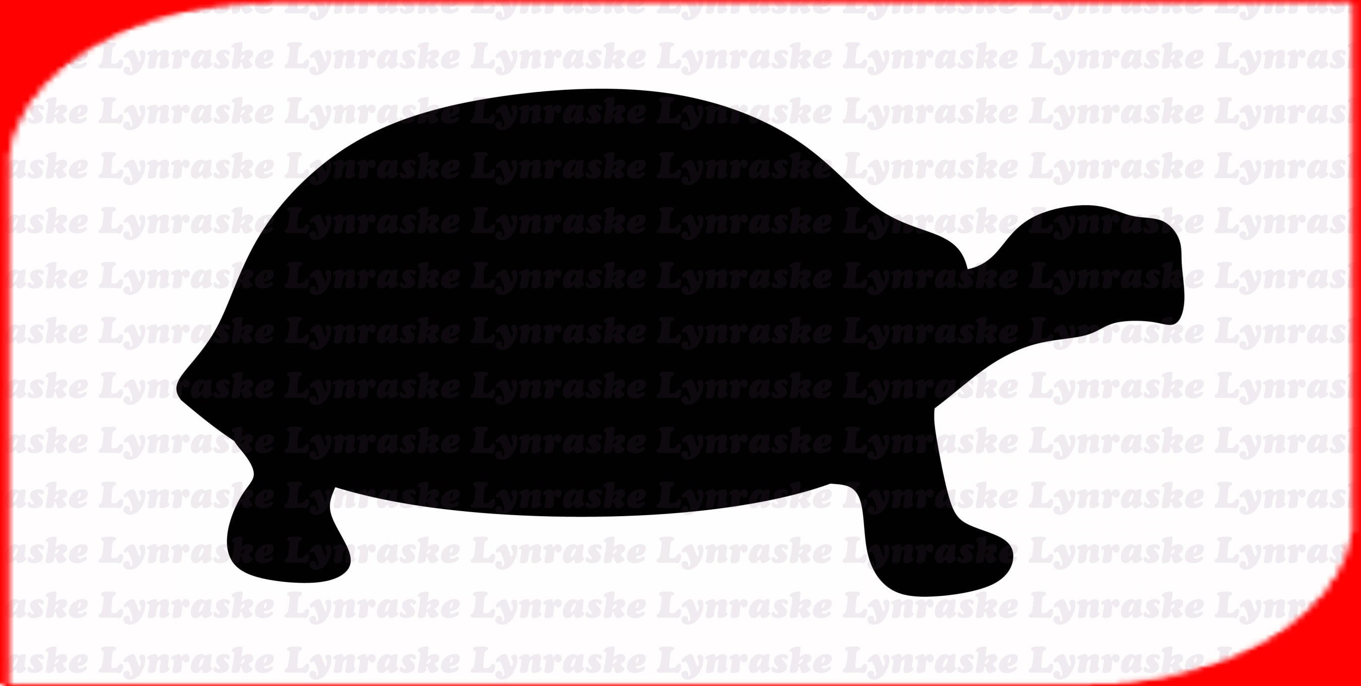 Tortoise Silhouette SVG Svg Dxf Cricut Silhouette Cut - Etsy UK