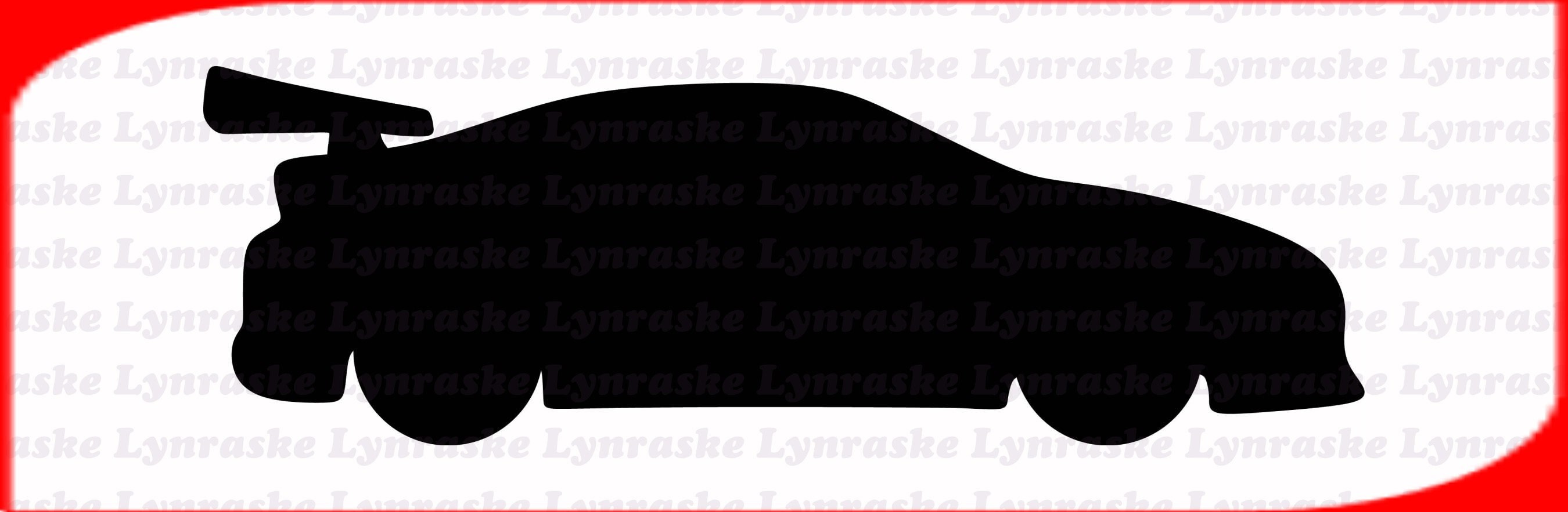 Race Car Silhouette SVG, Svg, Dxf, Cricut, Silhouette Cut File, Instant ...