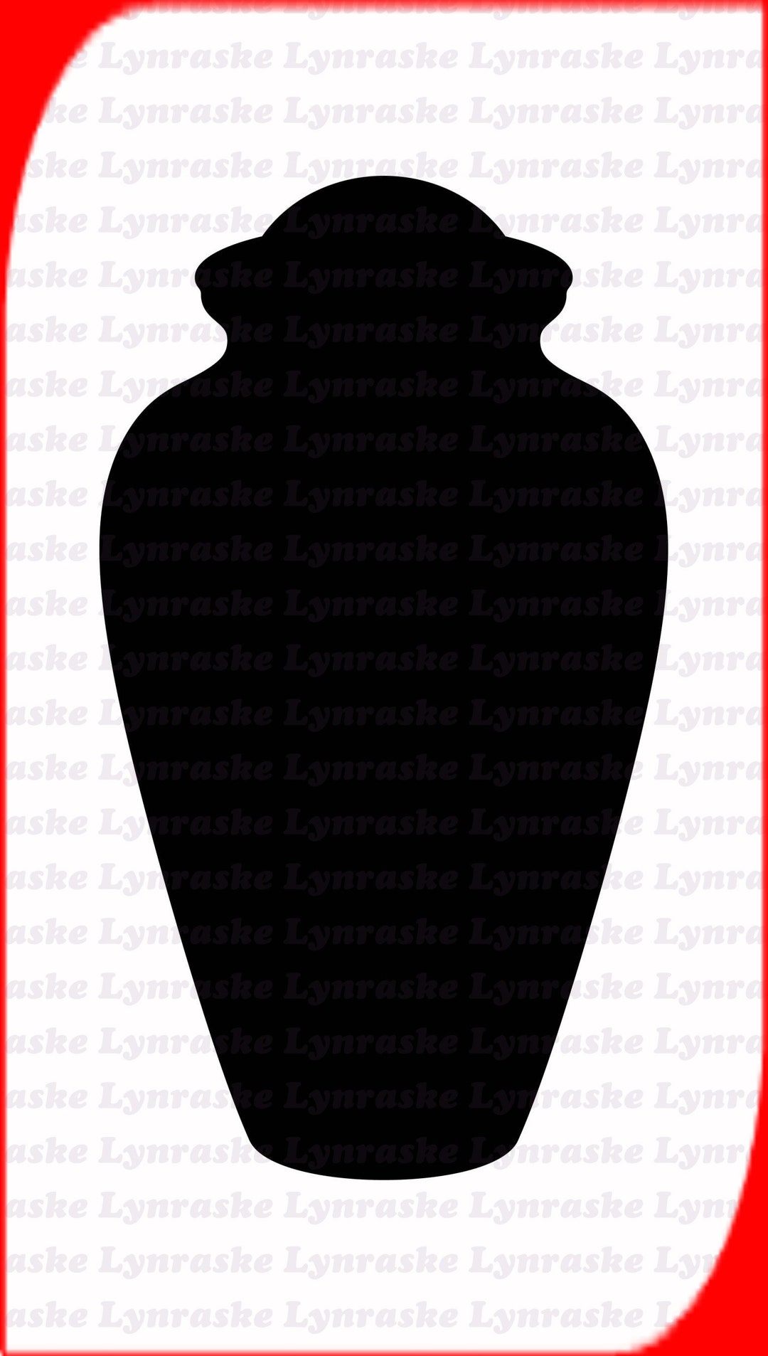 Urn Silhouette SVG, Svg, Dxf, Cricut, Silhouette Cut File, Instant ...