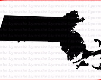 Massachusetts Svg - Etsy