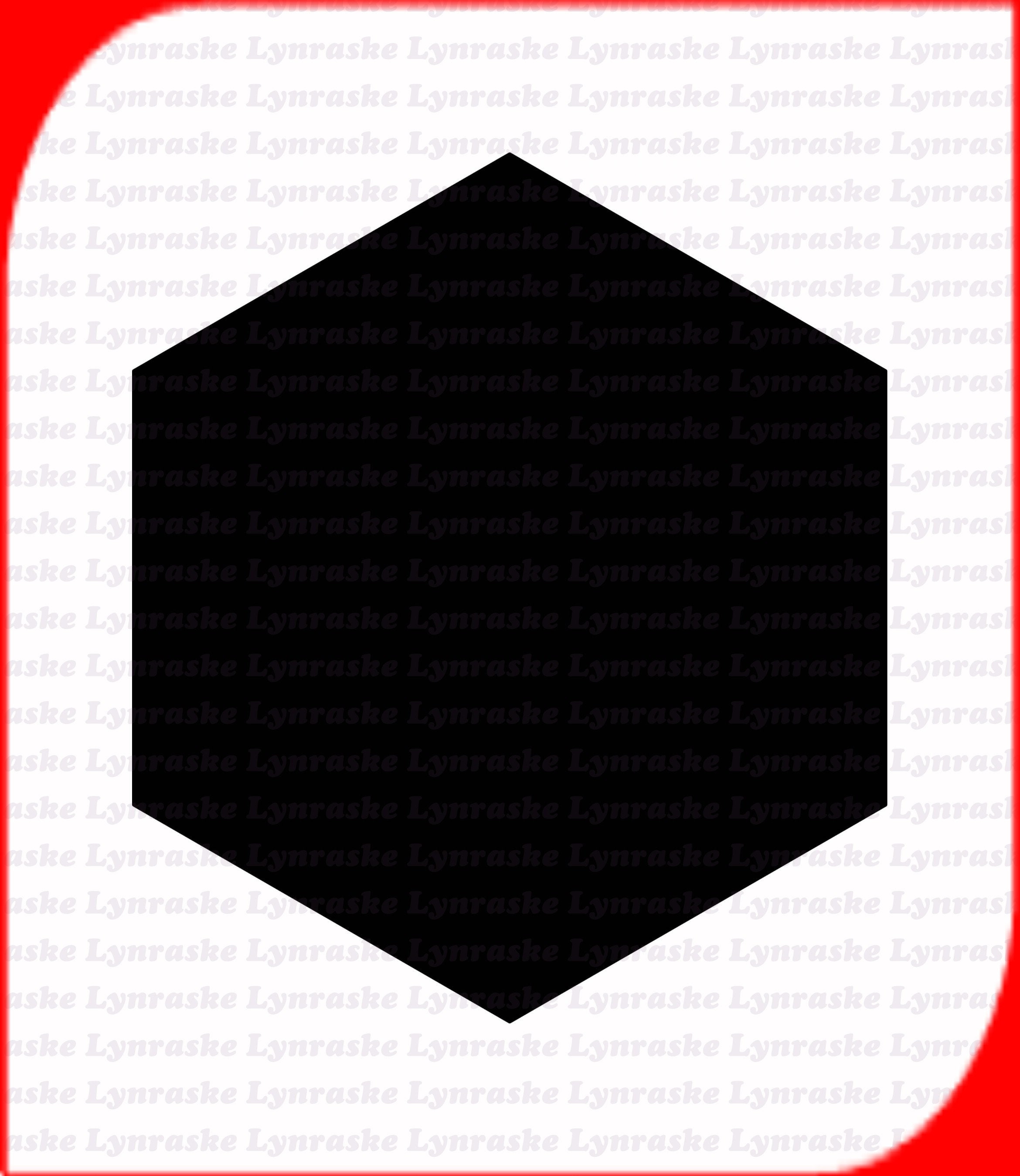 Hexagon Silhouette SVG, Svg, Dxf, Cricut, Silhouette Cut File, Instant ...