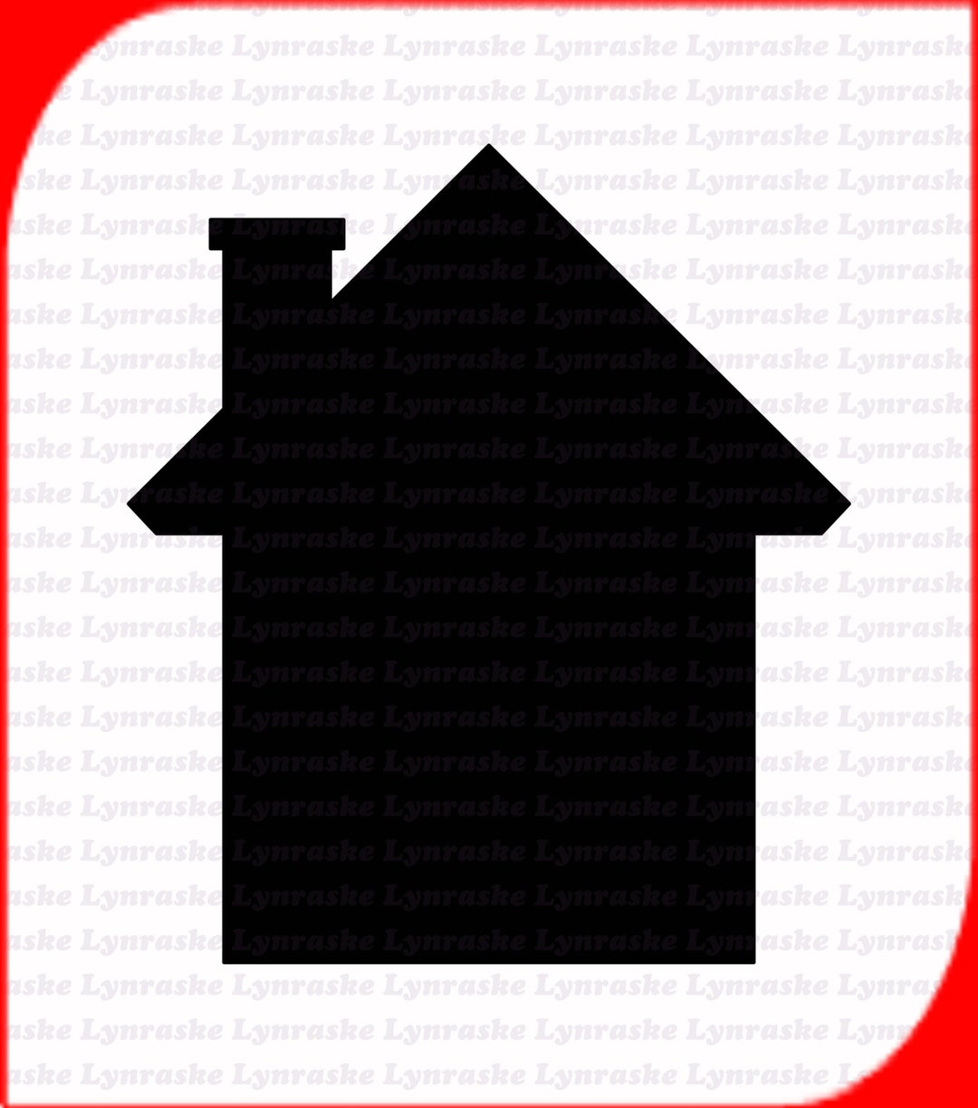 Haus Silhouette SVG, svg, dxf, Cricut, Silhouette Schnittdatei, Instant ...