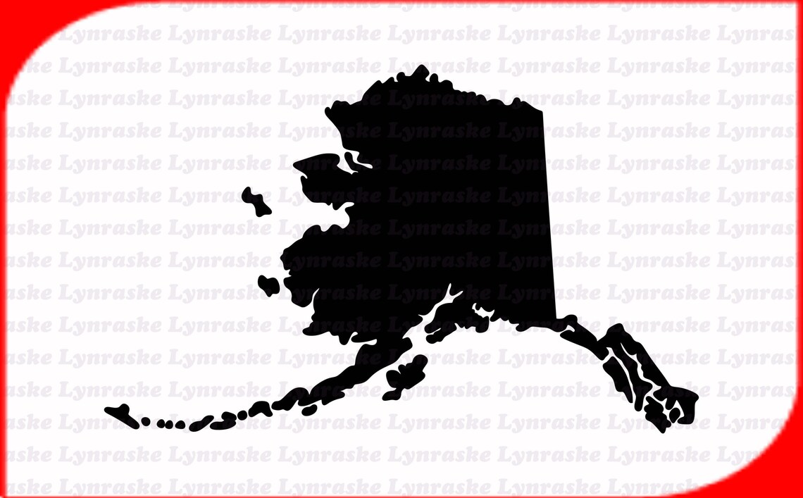 Alaska Silhouette SVG Svg Dxf Cricut Silhouette Cut File - Etsy UK
