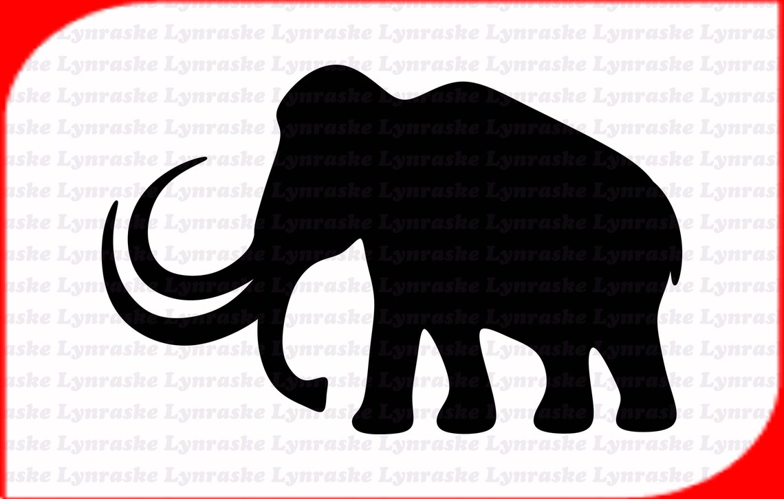 Mammoth Silhouette SVG Svg Dxf Cricut Silhouette Cut File - Etsy UK