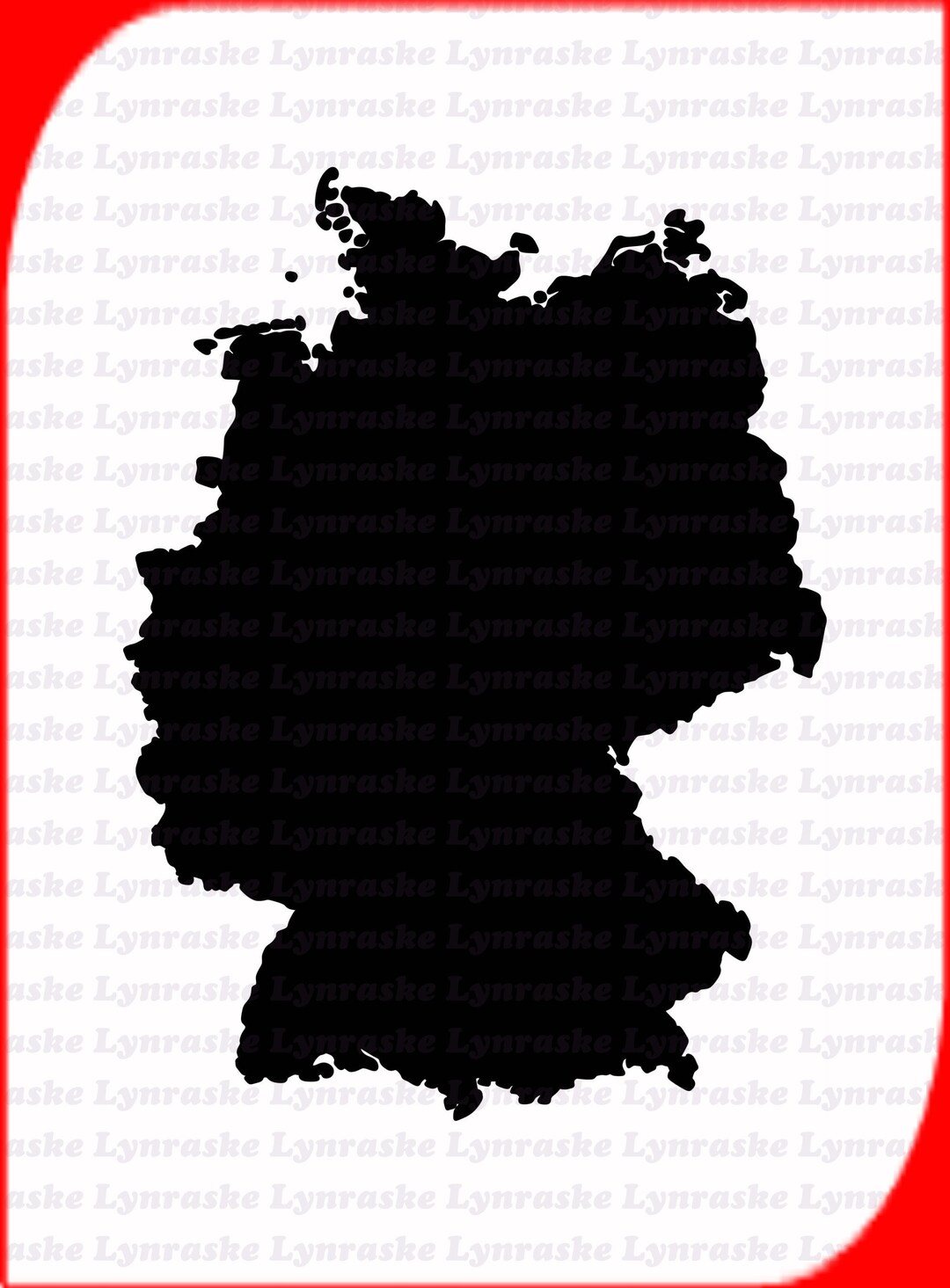 Germany Silhouette SVG, Svg, Dxf, Cricut, Silhouette Cut File, Instant ...