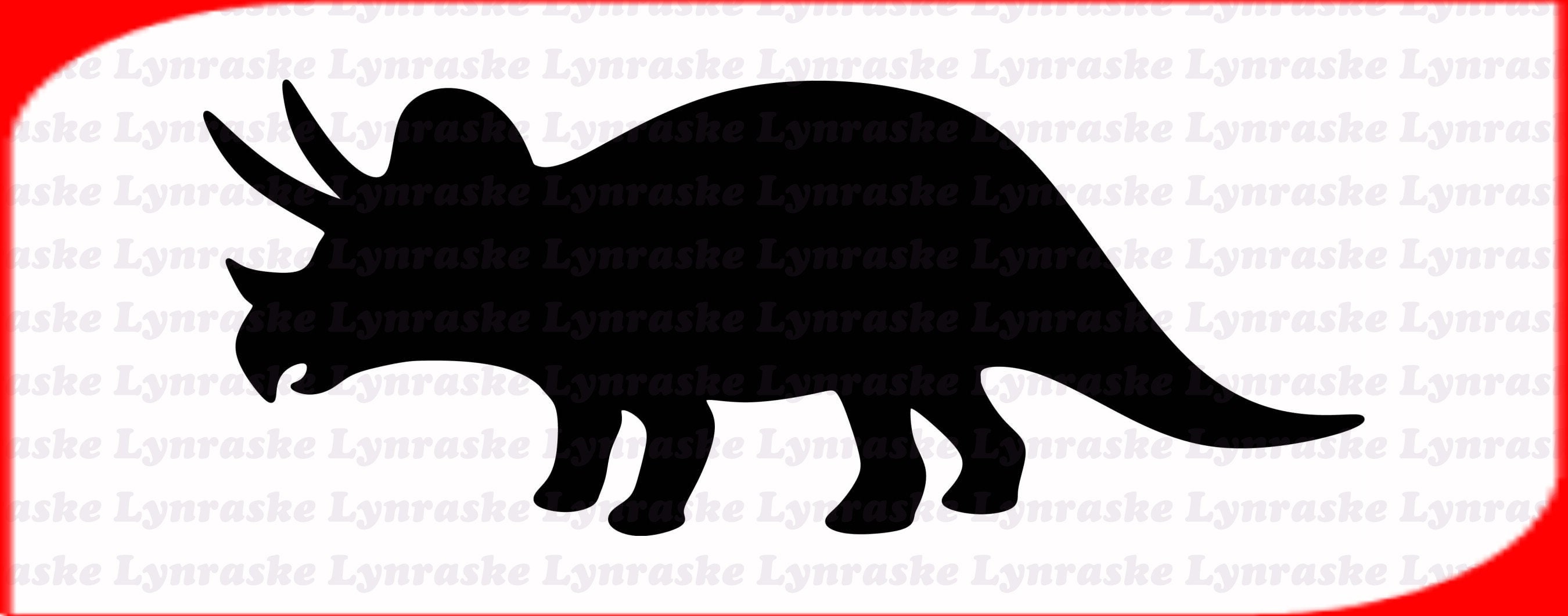 Triceratops Silhouette