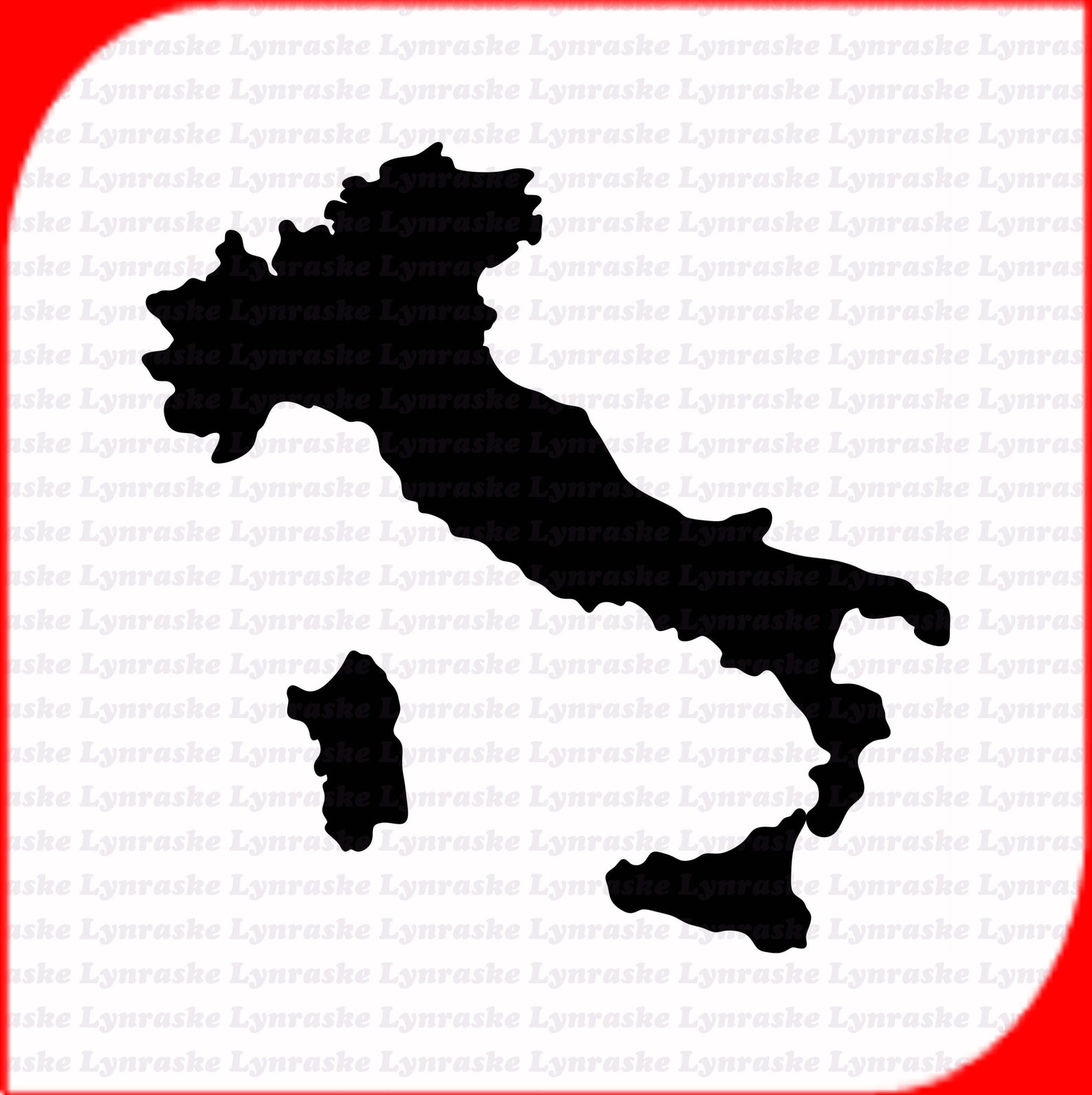 Italy Silhouette SVG Svg Dxf Cricut Silhouette Cut File - Etsy