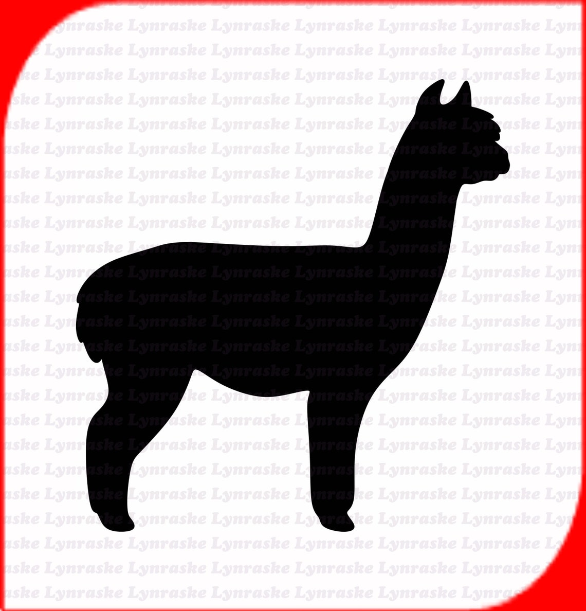 Alpaca Silhouette SVG Svg Dxf Cricut Silhouette Cut File - Etsy
