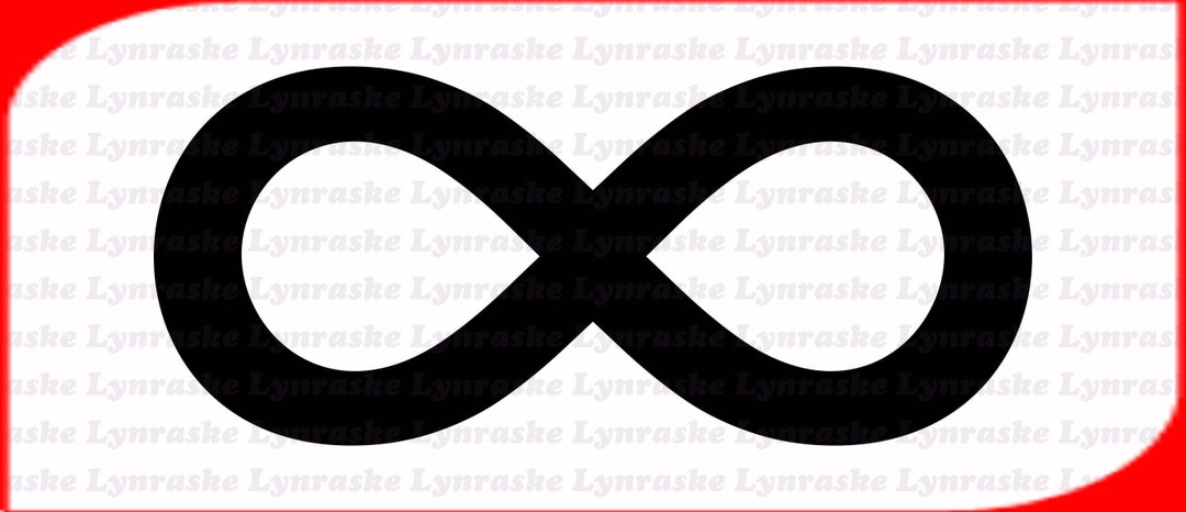 Infinity Symbol Silhouette SVG, Svg, Dxf, Cricut, Silhouette Cut File ...