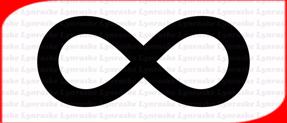 Infinity Symbol Silhouette SVG Svg Dxf Cricut Silhouette - Etsy