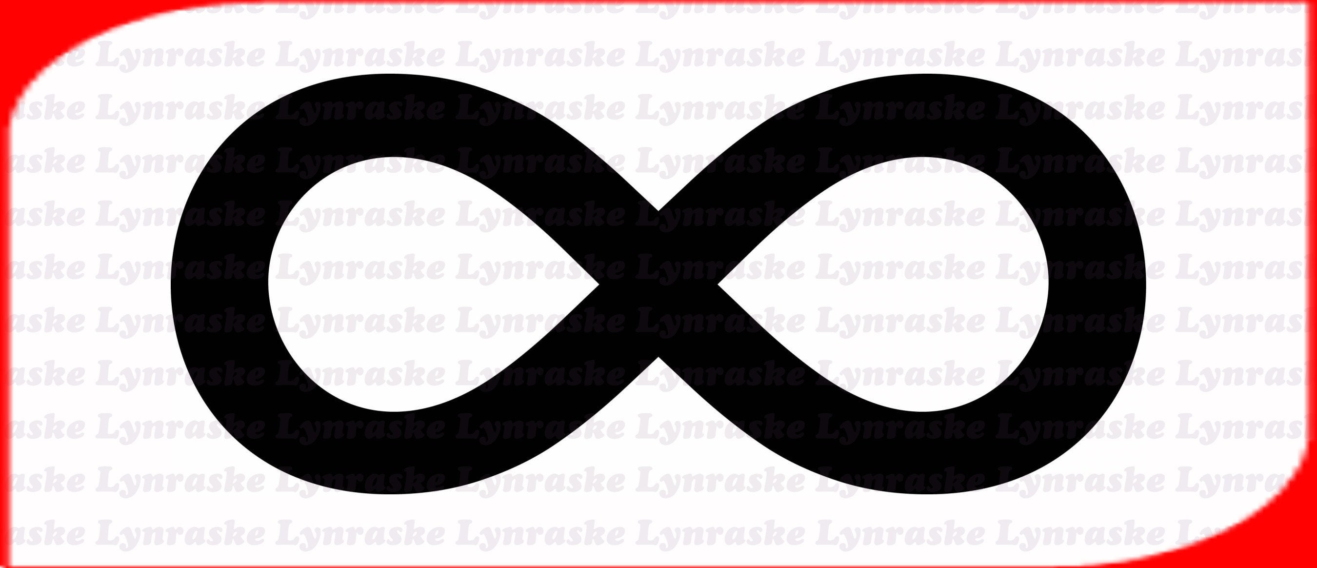 Infinity Symbol Silhouette SVG Svg Dxf Cricut Silhouette - Etsy