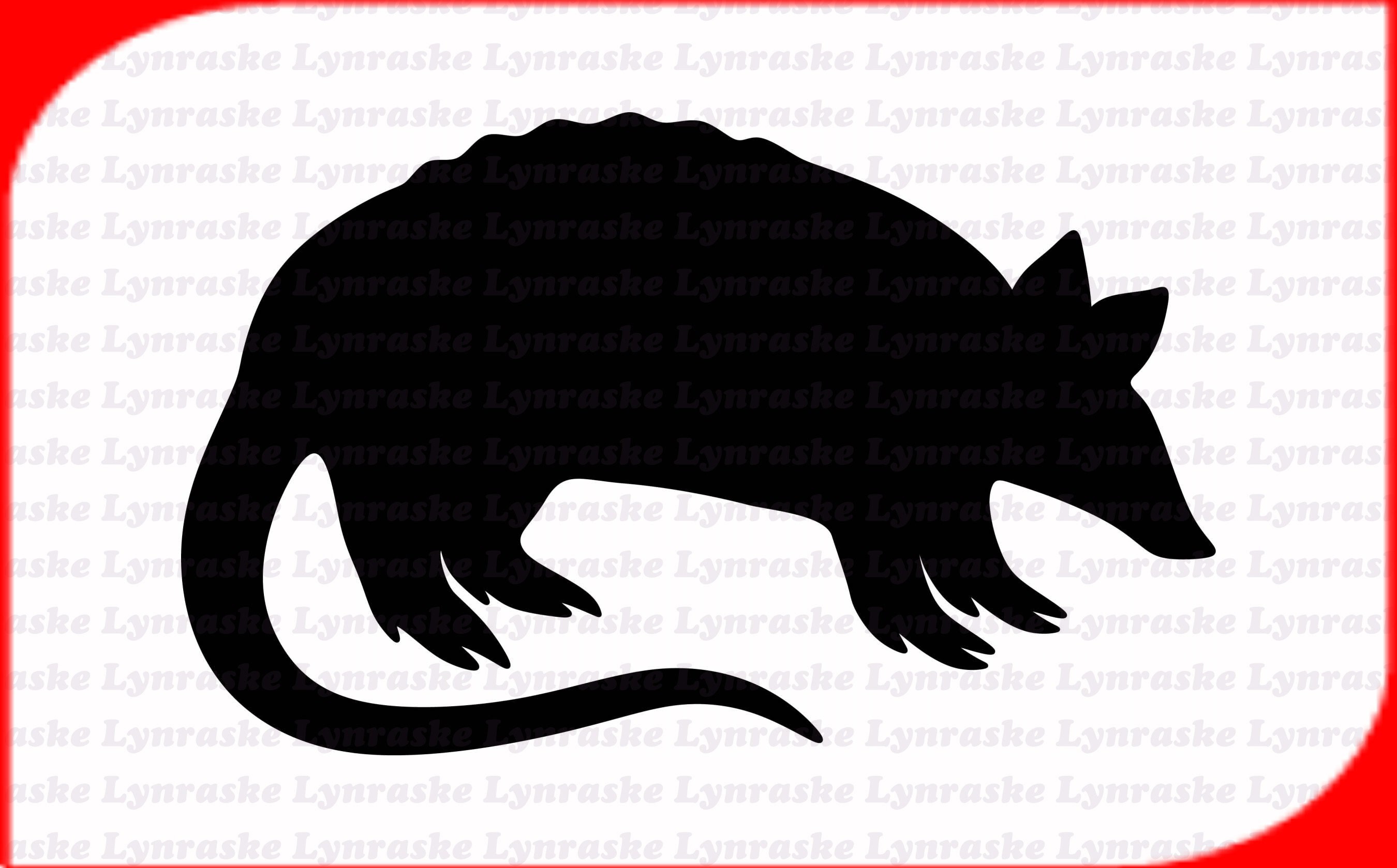 Armadillo Silueta SVG, svg, dxf, Cricut, Silhouette Cut File, Descarga ...
