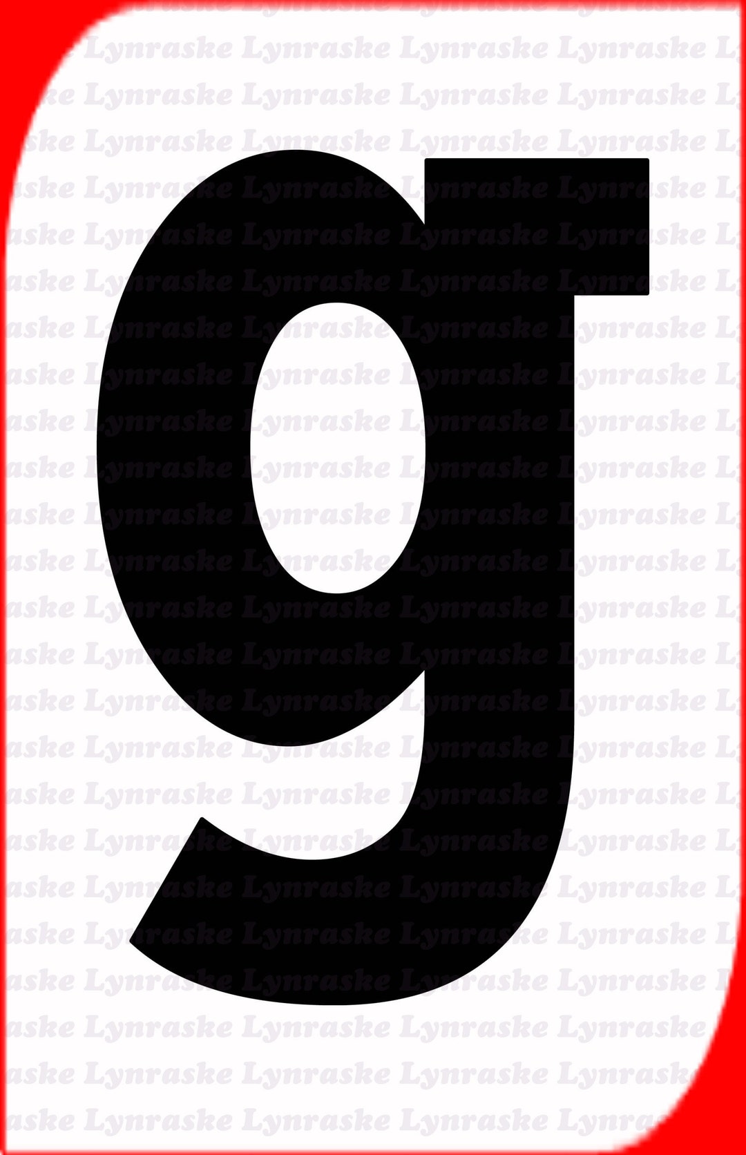 Lowercase Letter G Silhouette SVG, Svg, Dxf, Cricut, Silhouette Cut ...