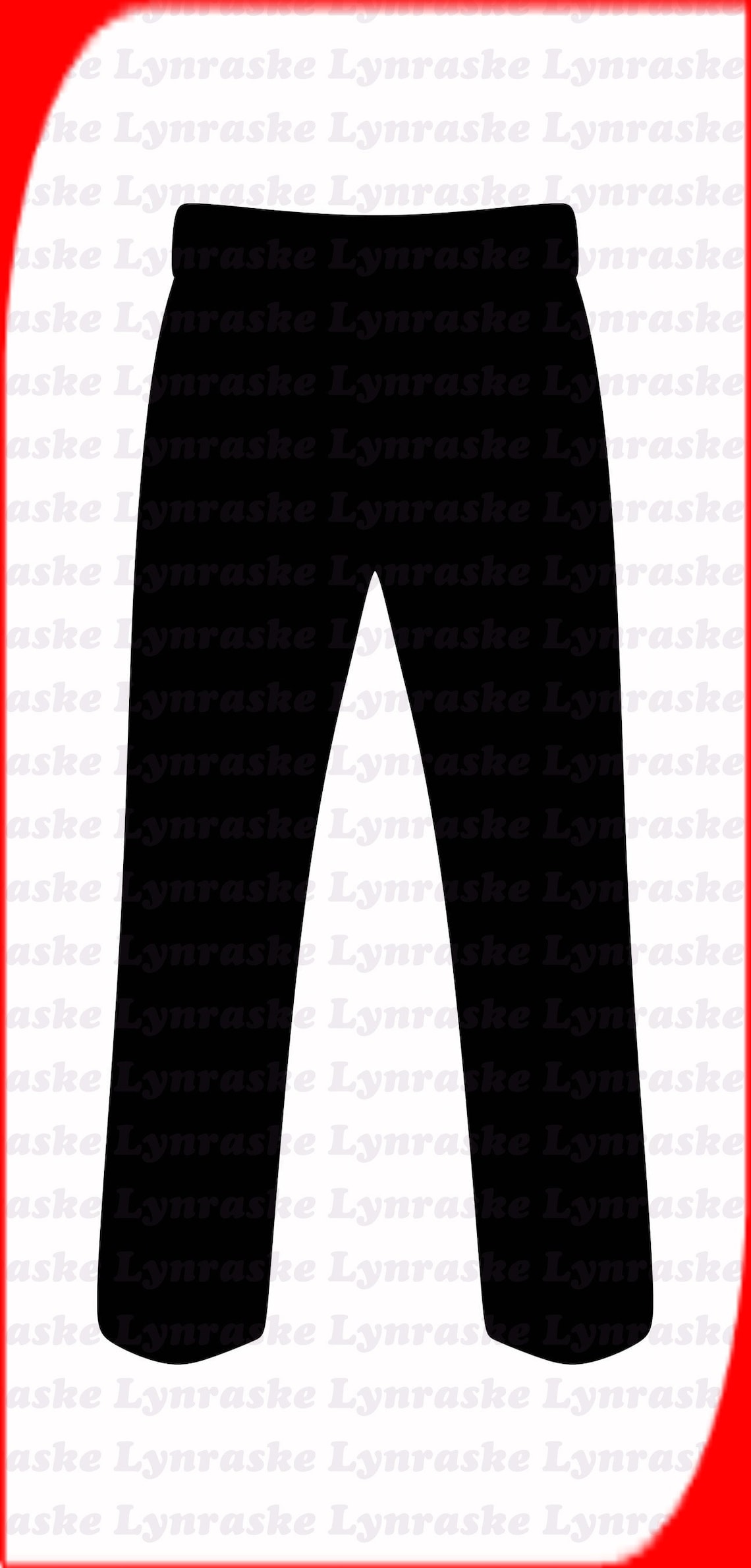 Pants Silhouette SVG, Svg, Dxf, Cricut, Silhouette Cut File, Instant ...