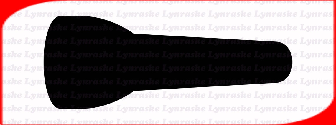 Flashlight Silhouette SVG Svg Dxf Cricut Silhouette Cut - Etsy