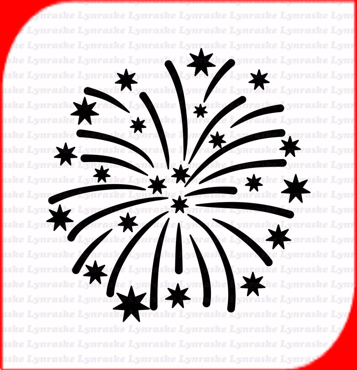 Fireworks Silhouette SVG Svg Dxf Cricut Silhouette Cut - Etsy India