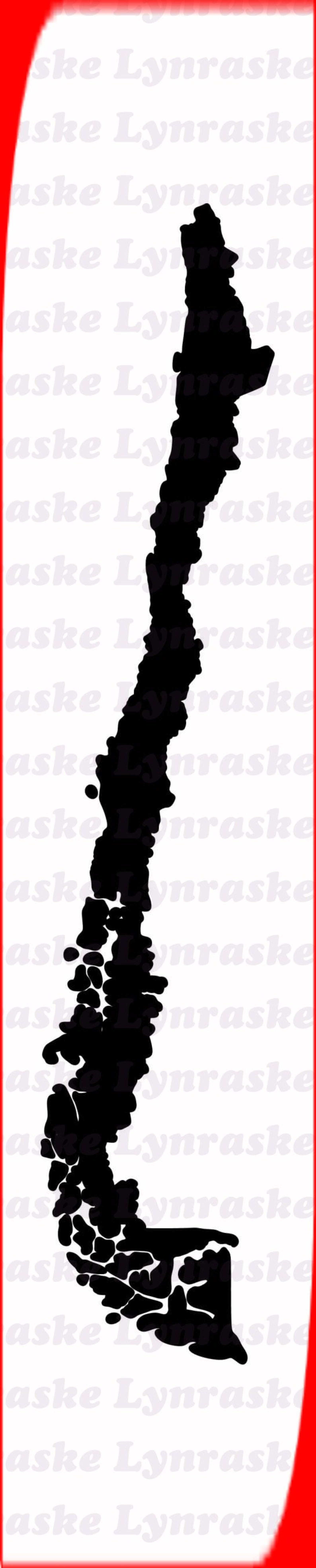 Chile Silhouette SVG Svg Dxf Cricut Silhouette Cut File - Etsy