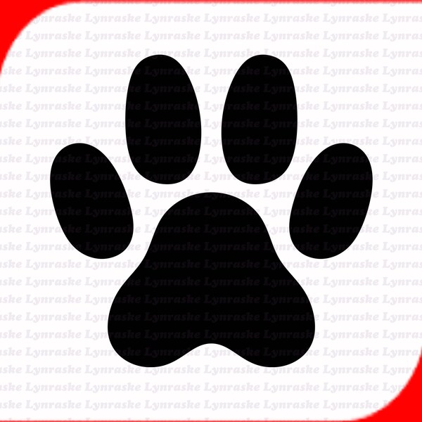 Free Cat Paw Svg - Etsy