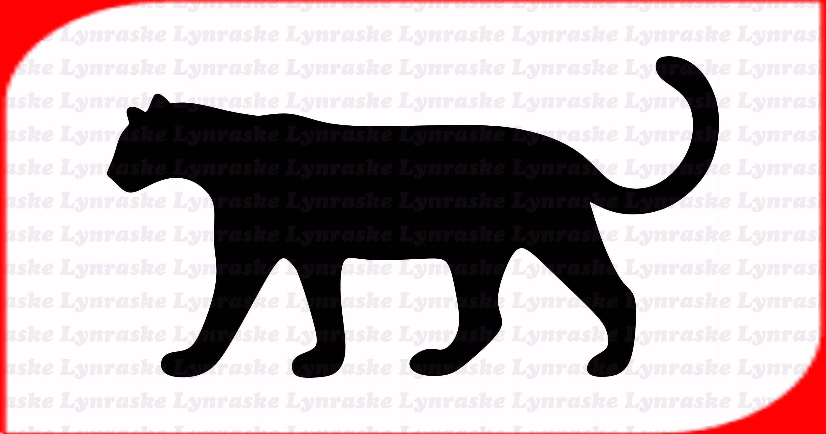 Leopard Silhouette SVG, Svg, Dxf, Cricut, Silhouette Cut File, Instant ...