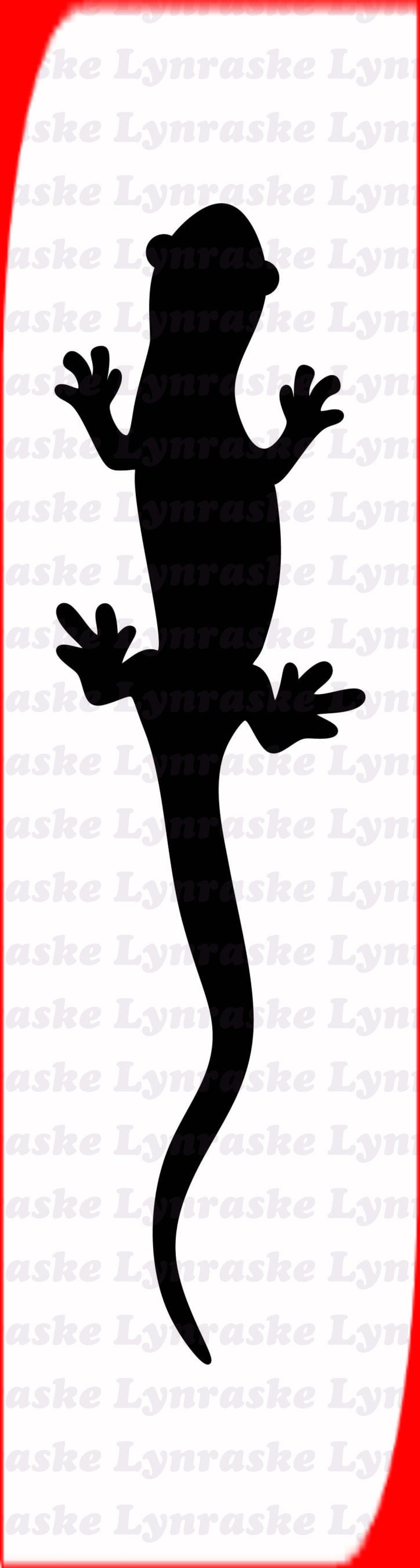 Salamander Silhouette SVG svg dxf Cricut Silhouette Cut | Etsy