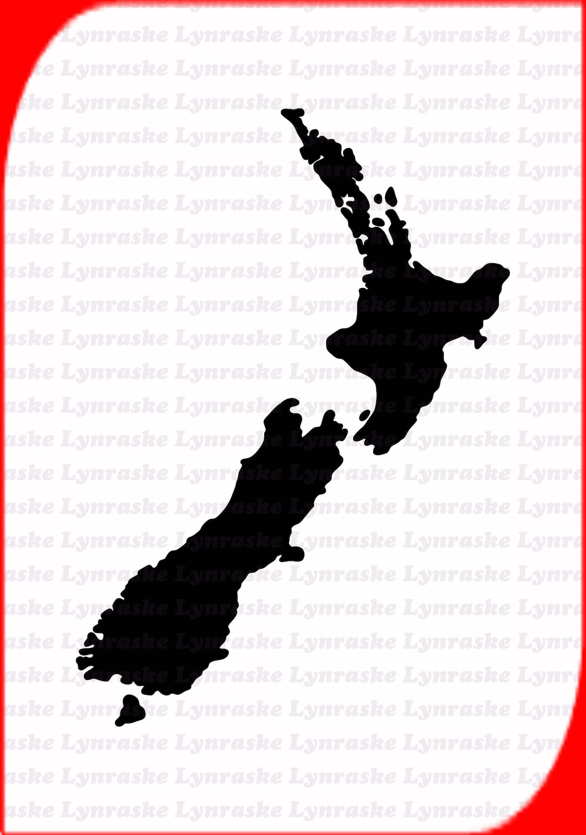 New Zealand Silhouette SVG Svg Dxf Cricut Silhouette Cut - Etsy