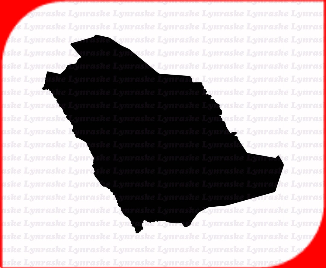 Saudi Arabia Silhouette SVG, Svg, Dxf, Cricut, Silhouette Cut File ...