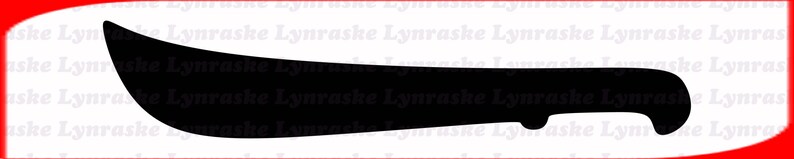 Machete Silhouette SVG Svg Dxf Cricut Silhouette Cut File - Etsy