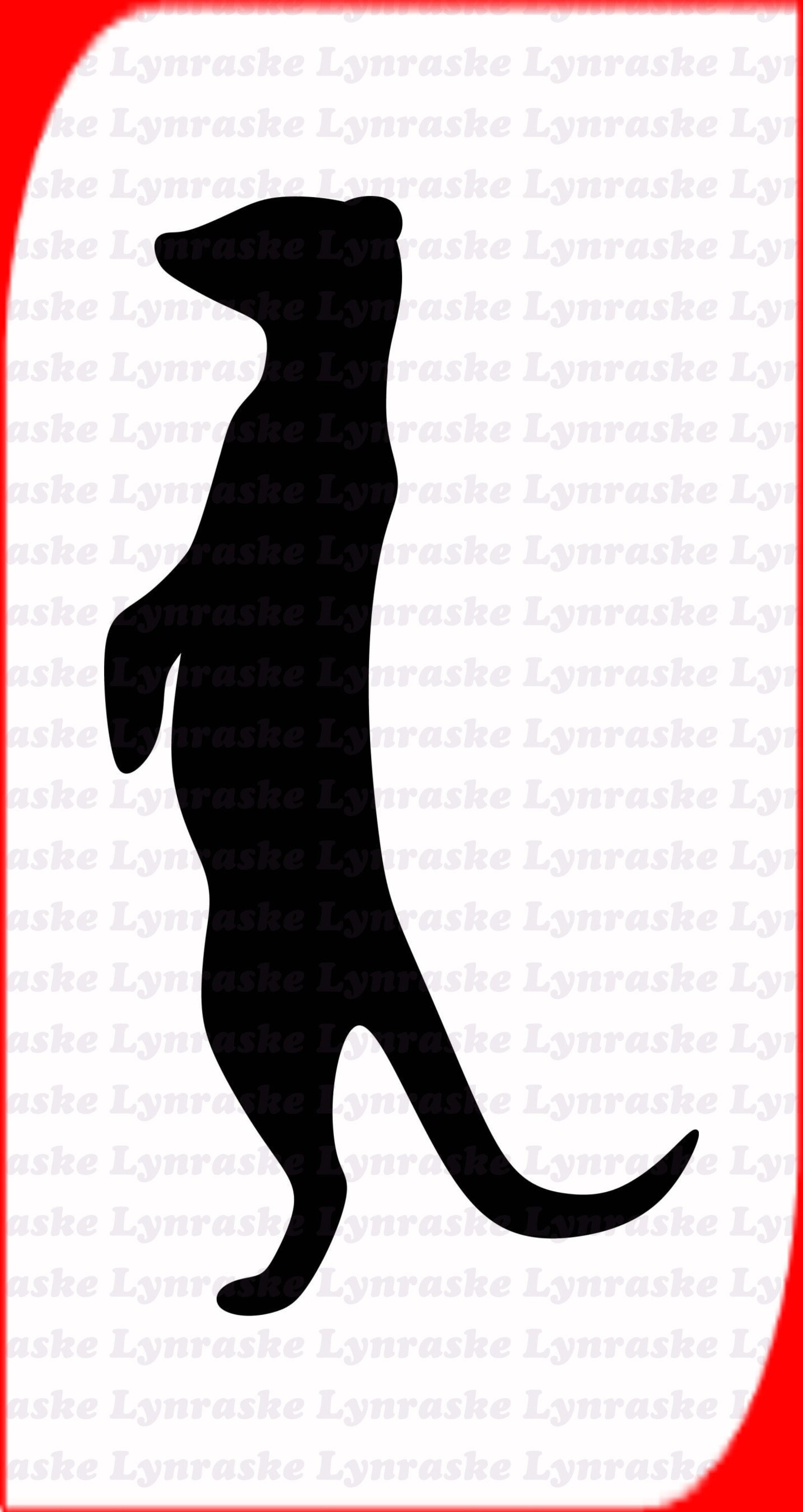 Meerkat Silhouette SVG Svg Dxf Cricut Silhouette Cut File - Etsy