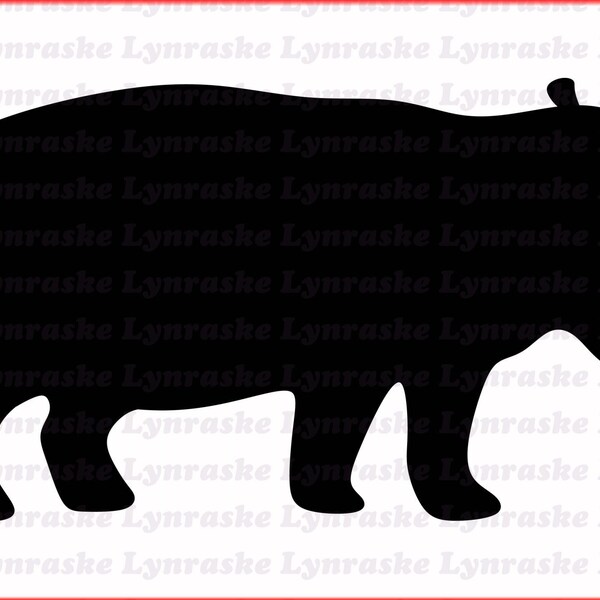 Die Cut Hippo - Etsy