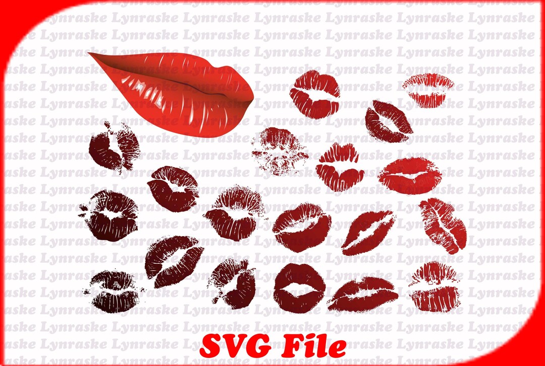 Kiss Silhouette Vectors SVG, Svg, Dxf, Cricut, Silhouette Cut File ...