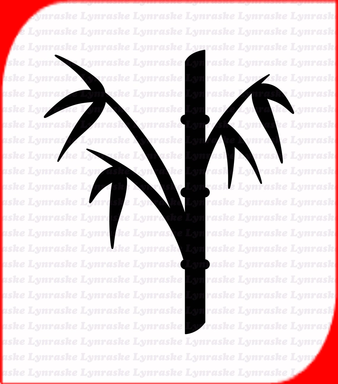 Bamboo Silhouette SVG svg dxf Cricut Silhouette Cut File - Etsy España