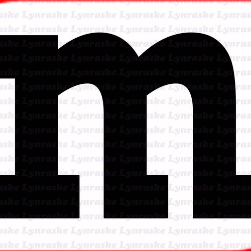 Lowercase Letter M Silhouette SVG Svg Dxf Cricut - Etsy UK