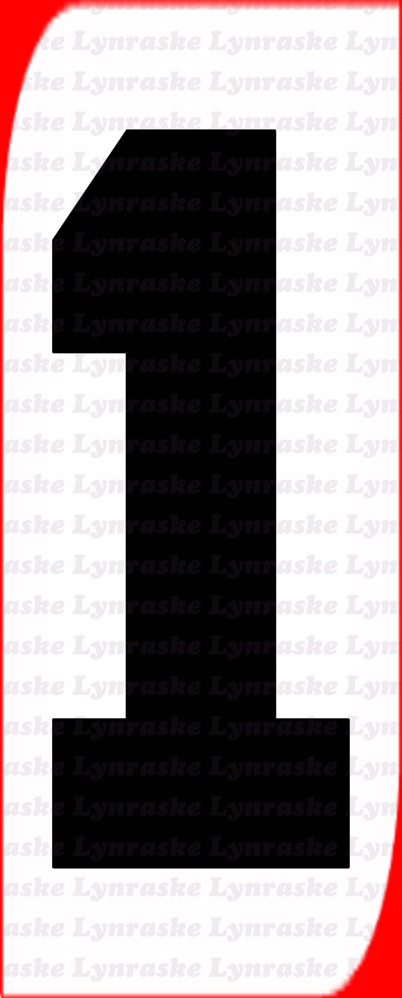 Number 1 Silhouette SVG svg dxf Cricut Silhouette Cut | Etsy