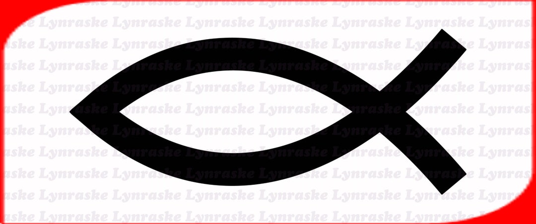 Jesus Fish Silhouette SVG, Svg, Dxf, Cricut, Silhouette Cut File ...