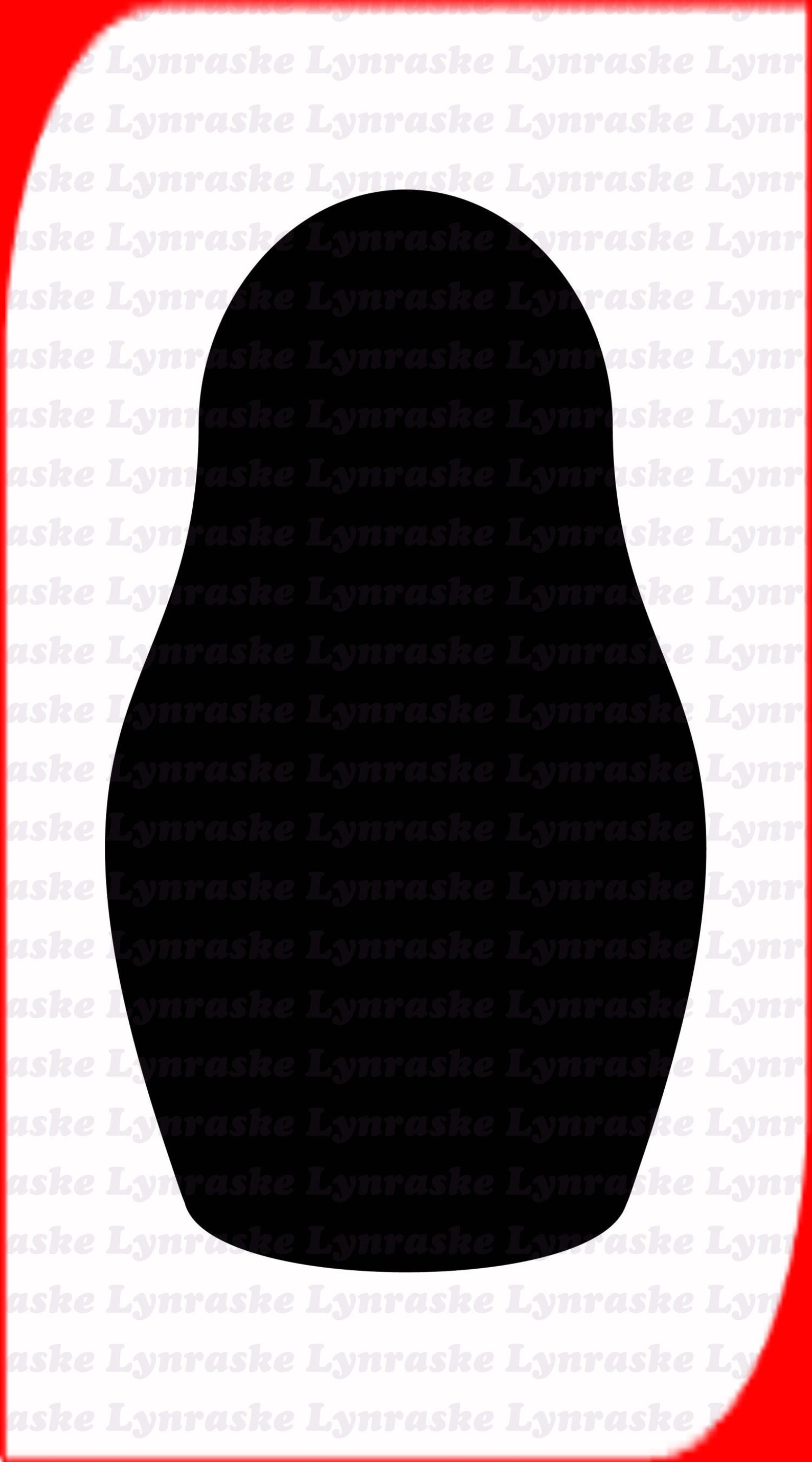 Muñeca rusa silueta SVG svg dxf Cricut Silhouette Cut - Etsy México