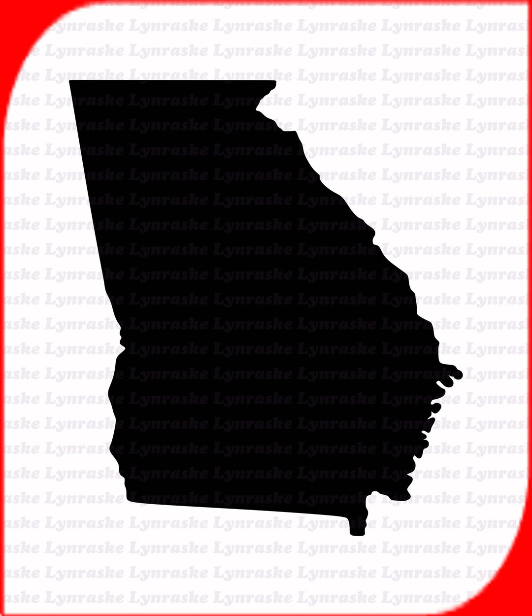 Georgia Silhouette SVG, Svg, Dxf, Cricut, Silhouette Cut File, Instant ...