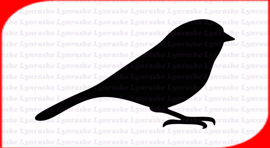 Chickadee Silhouette SVG, Svg, Dxf, Cricut, Silhouette Cut File ...