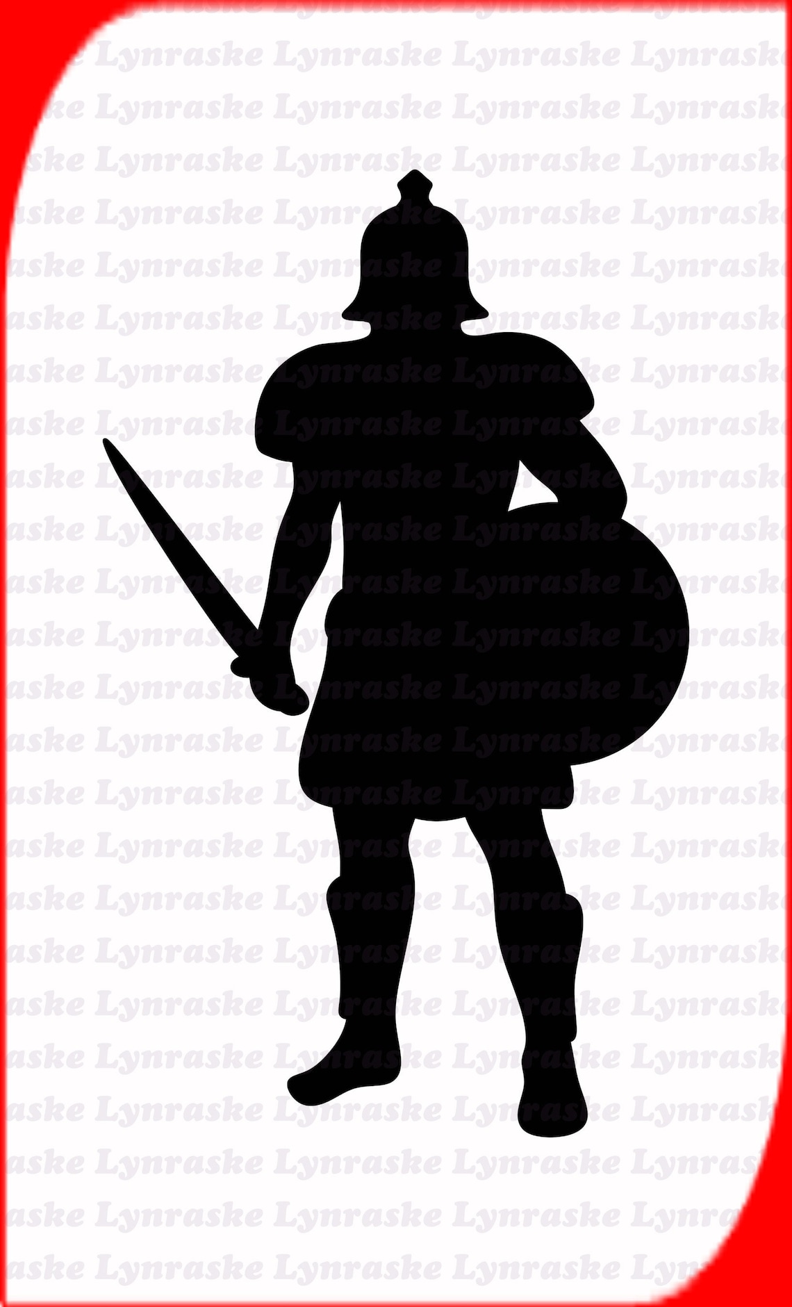Gladiator Silhouette SVG Svg Dxf Cricut Silhouette Cut - Etsy