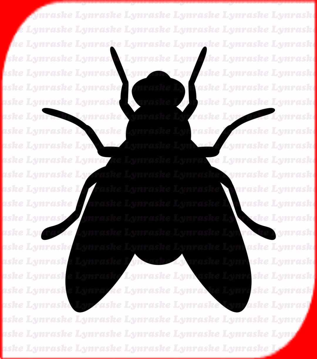 Fly Silhouette SVG, Svg, Dxf, Cricut, Silhouette Cut File, Instant ...