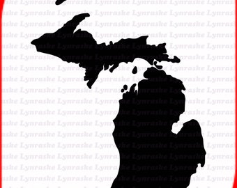 Michigan Dxf File | Etsy