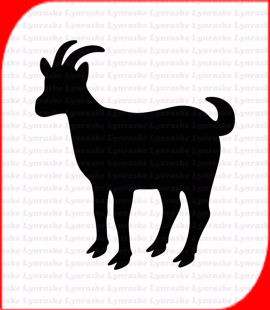 Goat Silhouette SVG, Svg, Dxf, Cricut, Silhouette Cut File, Instant ...