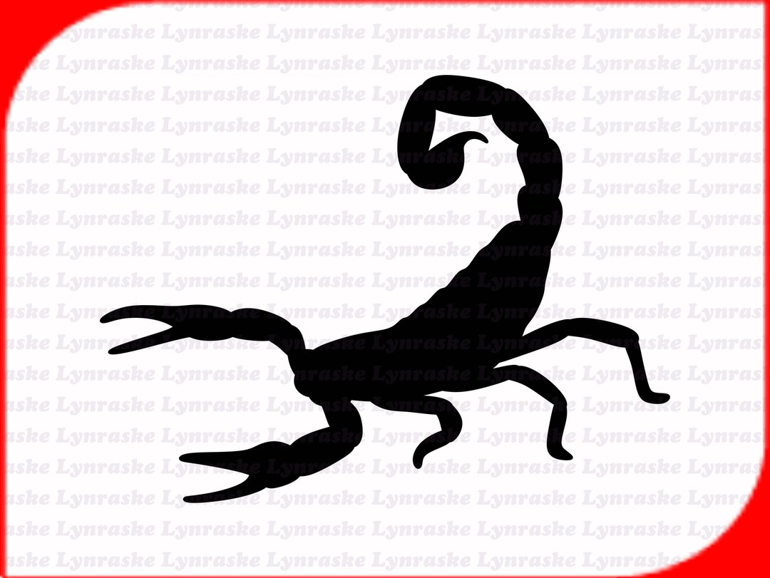 Scorpion Silhouette SVG, Svg, Dxf, Cricut, Silhouette Cut File, Instant ...