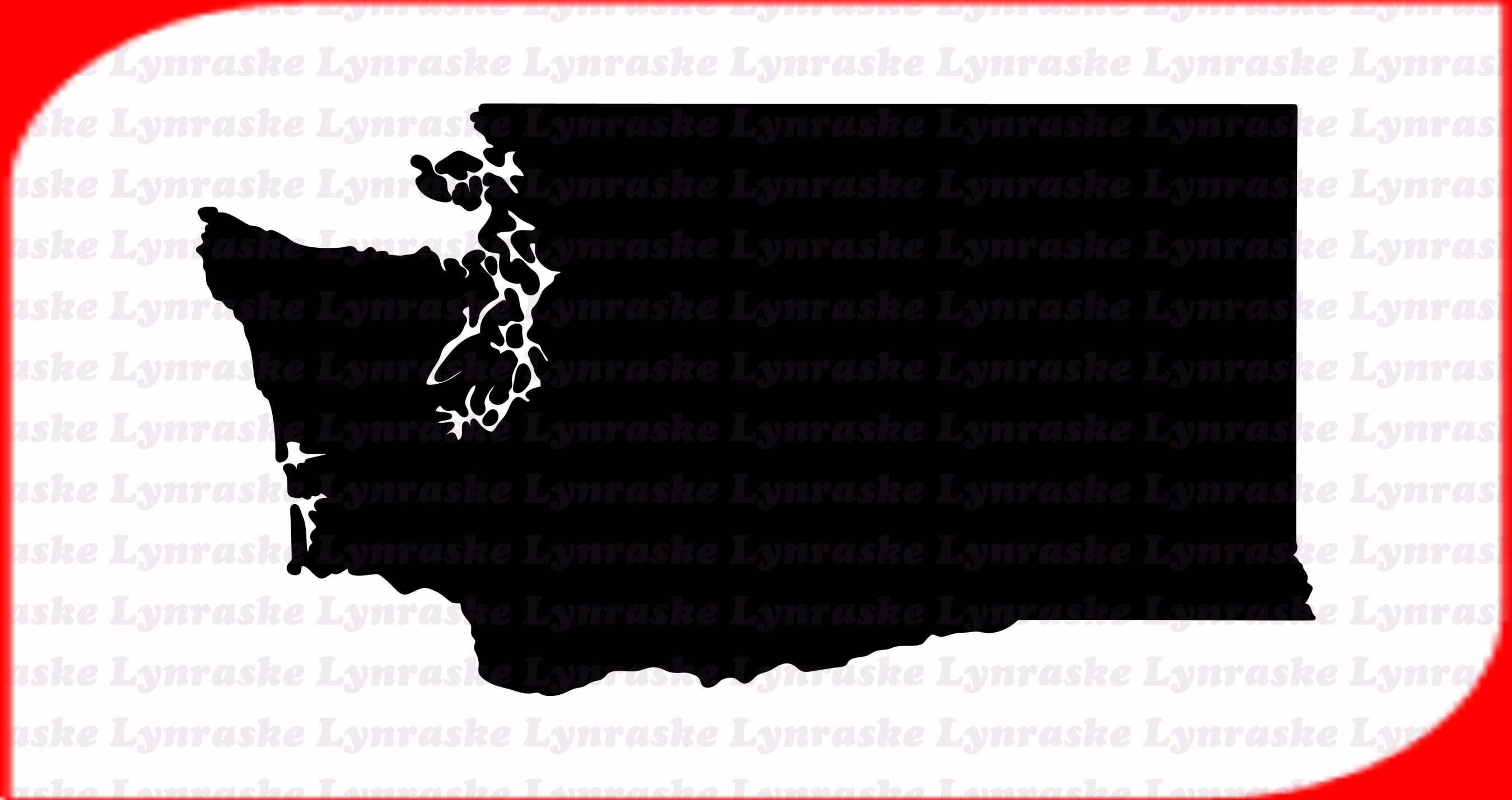 Washington Silhouette SVG, Svg, Dxf, Cricut, Silhouette Cut File ...